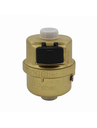 Brass Volumetric Rotary Piston water meter, vertical type